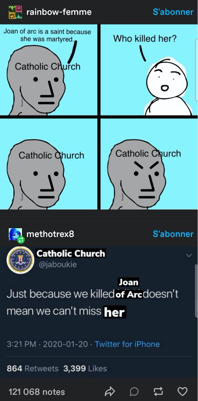 No, “the Church” did not kill Joan of Arc, you credulous dullards ...